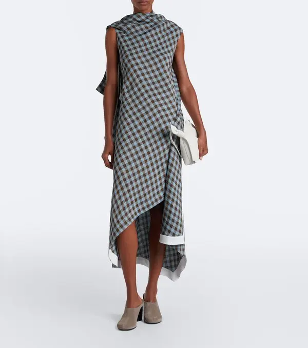 Loewe Oval Suede Mules