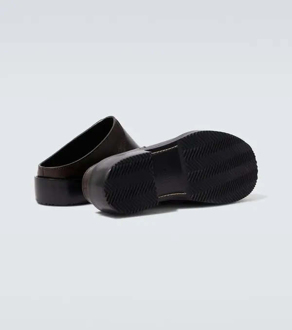 Dries Van Noten Leather Mules