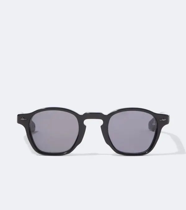 JACQUES MARIE MAGE Zephirin Round Frame Sunglasses - Black