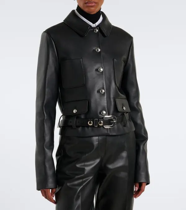 Altuzarra Simons Leather Jacket