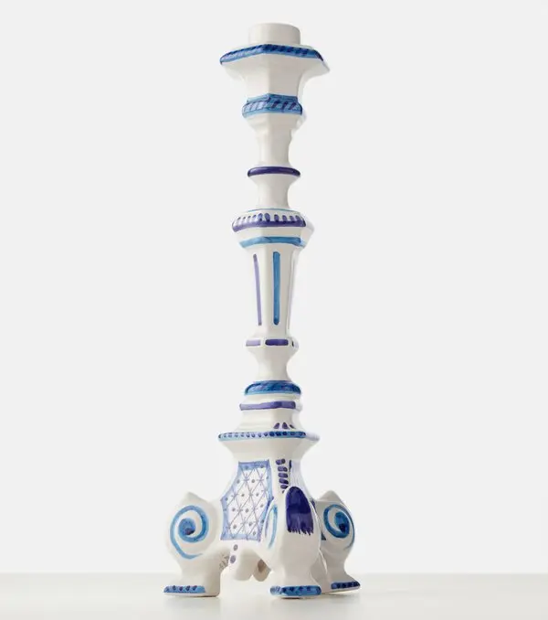 LES-OTTOMANS Turquerie Ceramic Candle Holder