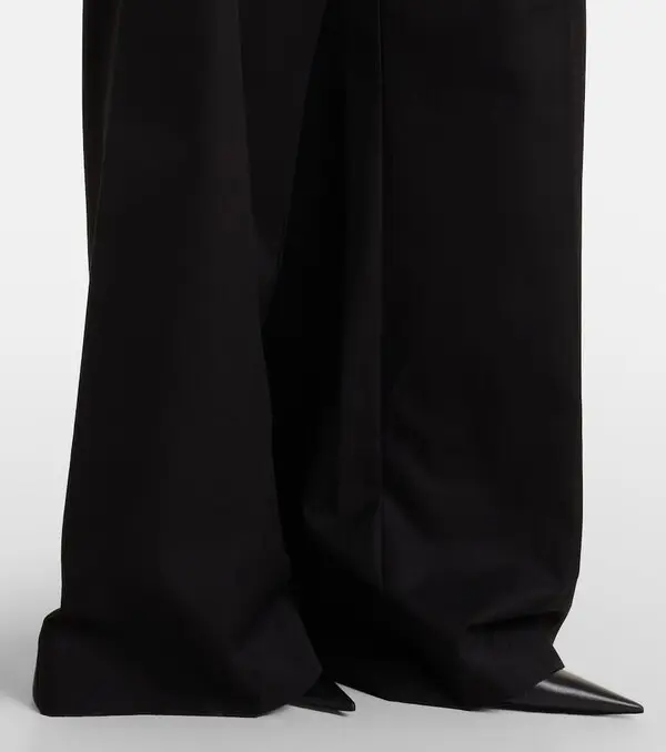 Balenciaga Cotton Twill Wide-leg Pants