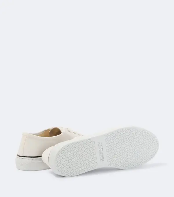 Jacquemus Embroidered Canvas Sneakers