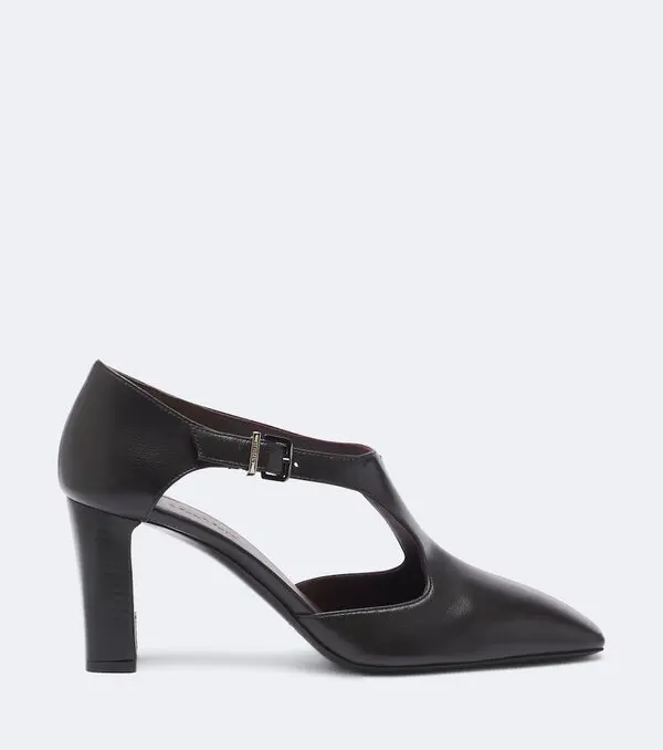 Max Mara Leather Mary Jane Pumps