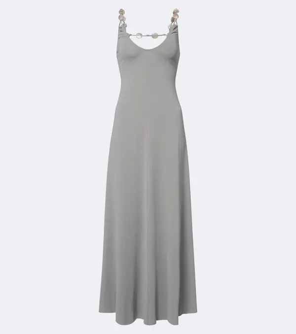ERES Sculpturale Embellished Jersey Maxi Dress