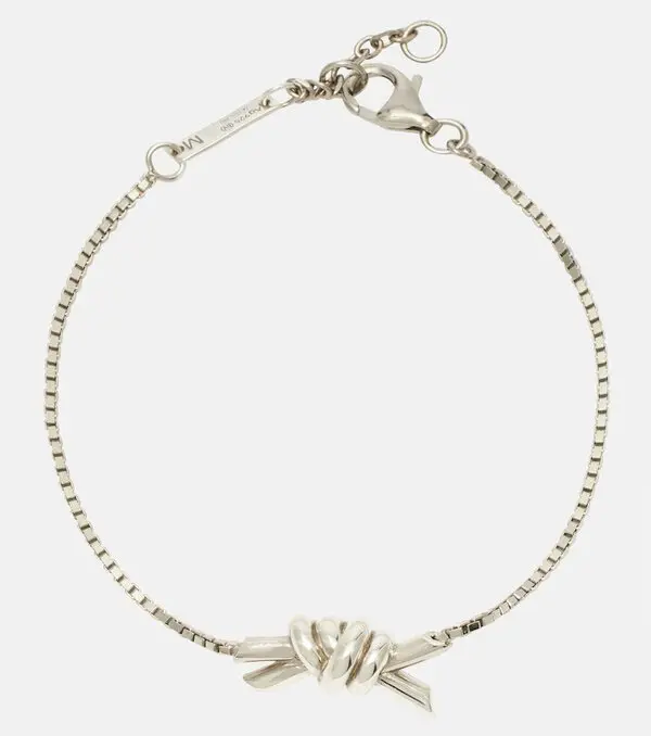 Bottega Veneta Sterling Knot Bracelet