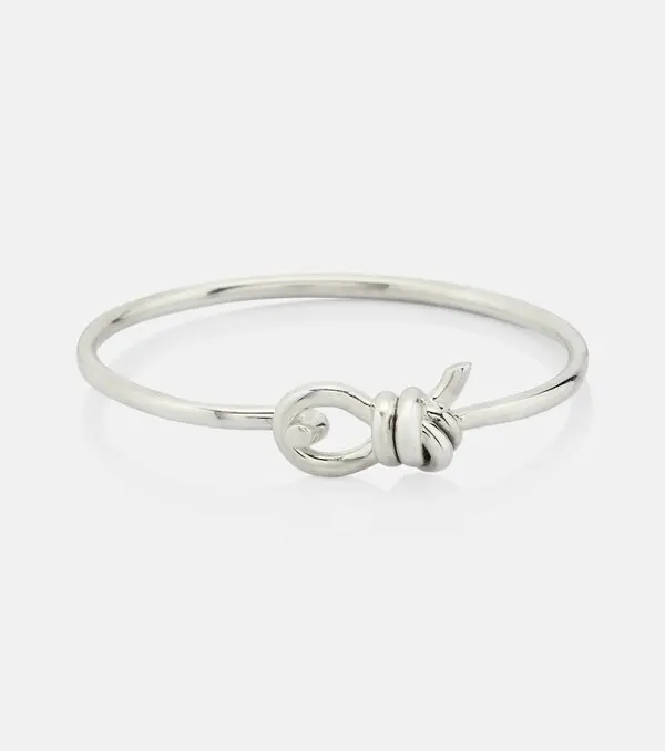 Bottega Veneta Sterling Knot Bracelet - Silver