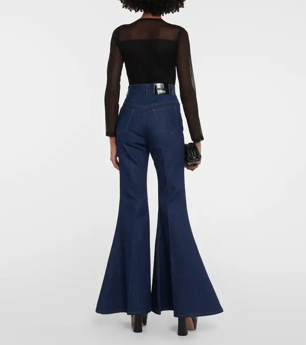 Nina Ricci High-rise Flared Jeans