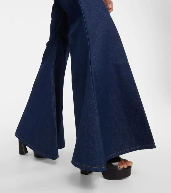 Nina Ricci High-rise Flared Jeans
