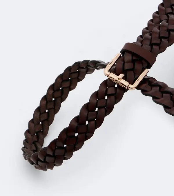 Max Mara Woven Leather Belt
