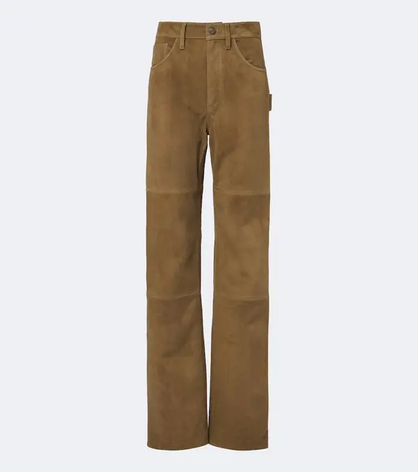 Altuzarra Mills Suede Straight Pants