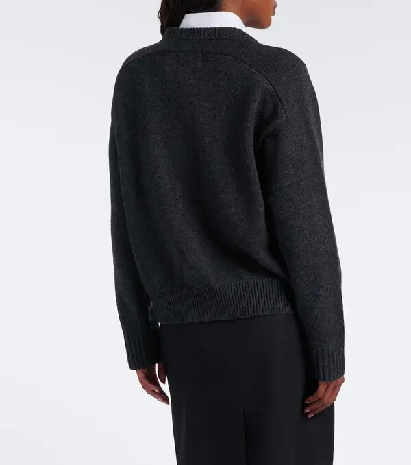 Loulou De Saison Aidar Wool And Cashmere Cardigan