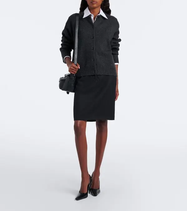 Loulou De Saison Aidar Wool And Cashmere Cardigan