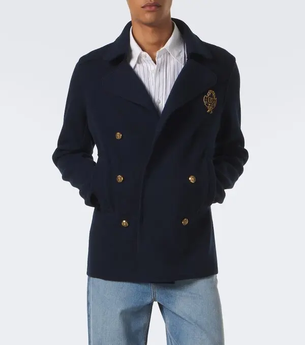 Dolce & Gabbana Dg Knitted Cotton Blazer