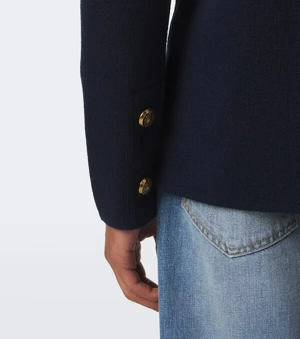 Dolce & Gabbana Dg Knitted Cotton Blazer