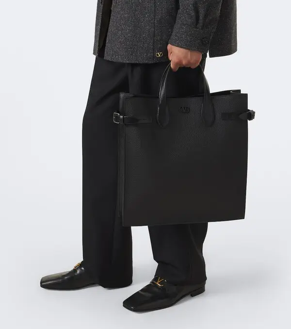 Valentino Garavani Antibes Leather Tote Bag