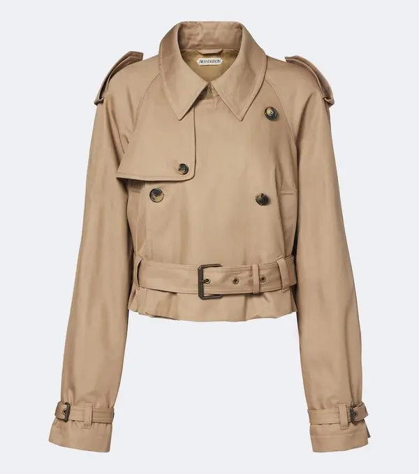 JW Anderson Cropped Cotton Trench Coat