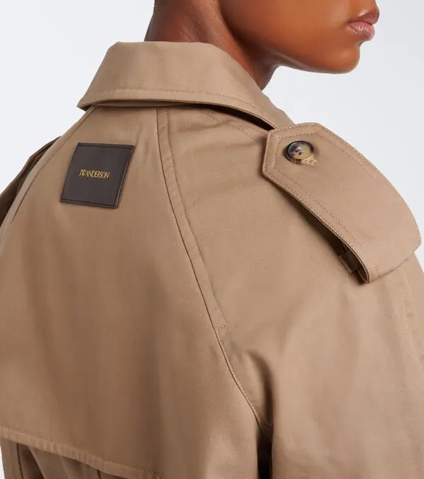 JW Anderson Cropped Cotton Trench Coat