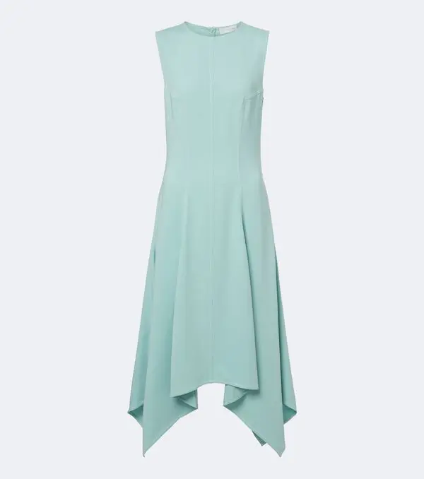 Stella McCartney Draped Asymmetric Midi Dress