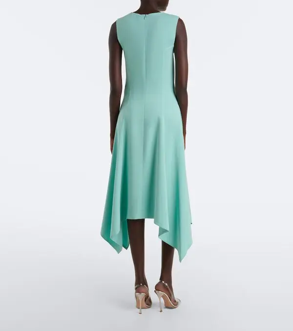 Stella McCartney Draped Asymmetrical Midi Dress