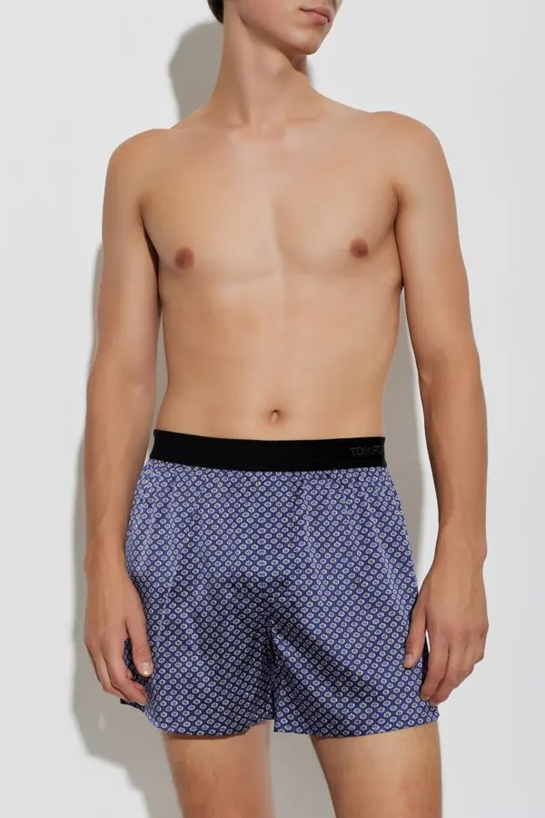 TOM FORD Cotton Boxers With Logo