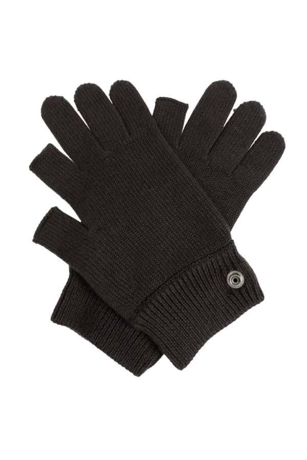 Rick Owens Cashmere Gloves - Brown
