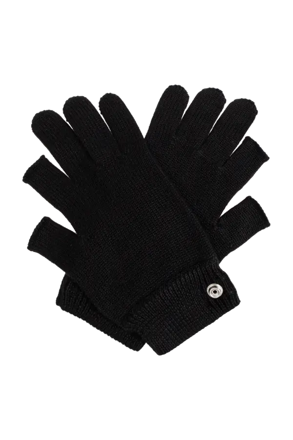 Rick Owens Cashmere Gloves - Black