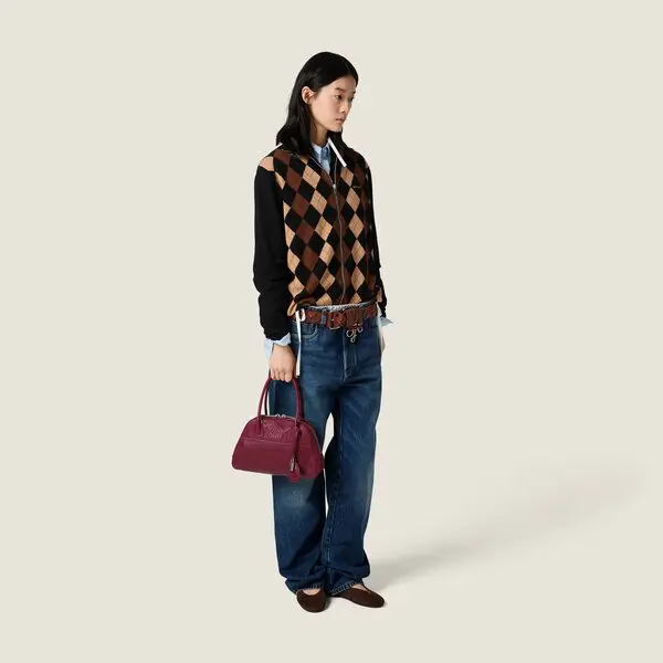 Miu Miu Vivant Nappa Leather Bag