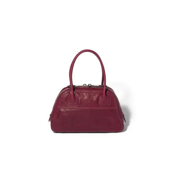 Miu Miu Vivant Nappa Leather Bag - Amaranth Red
