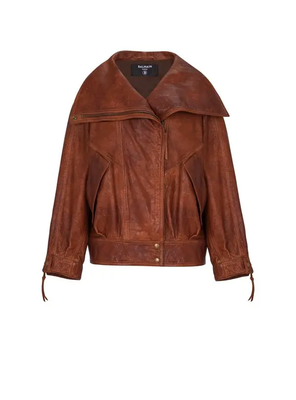 Balmain Lambskin Bomber Jacket