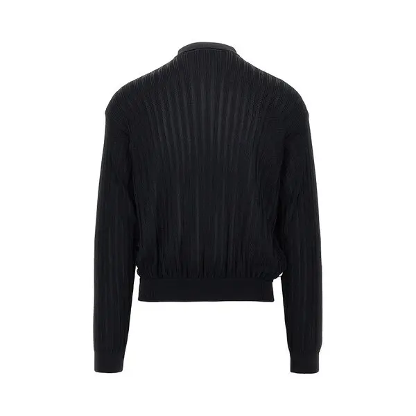 Versace Zip-up Cardigan With Sylvester Print