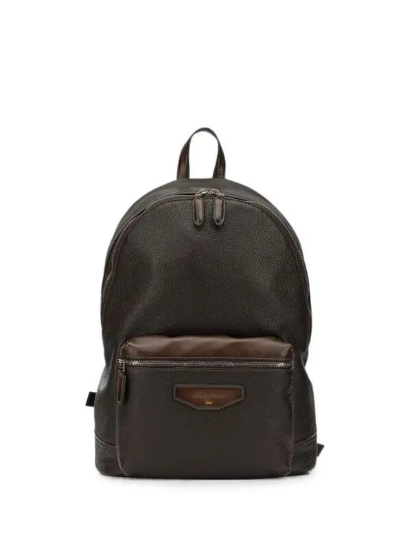Santoni Leather Backpack