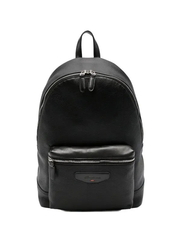Santoni Leather Backpack