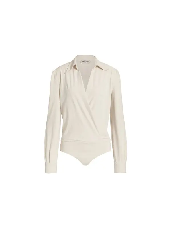 Alberta Ferretti Bodysuit With Collar