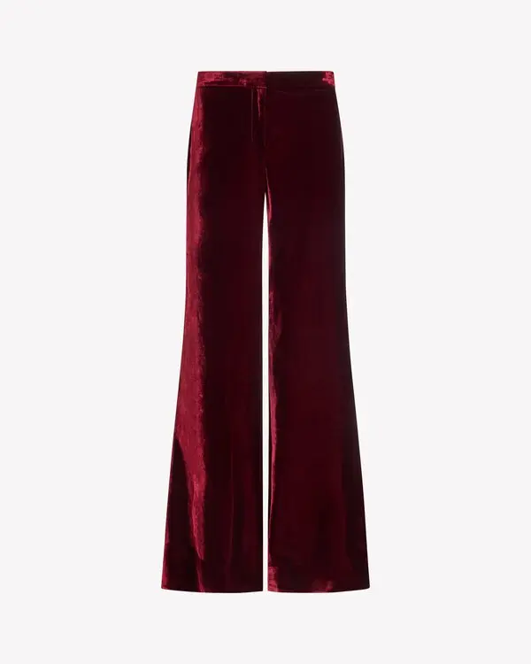 Serena Bute Velvet Flare Trouser