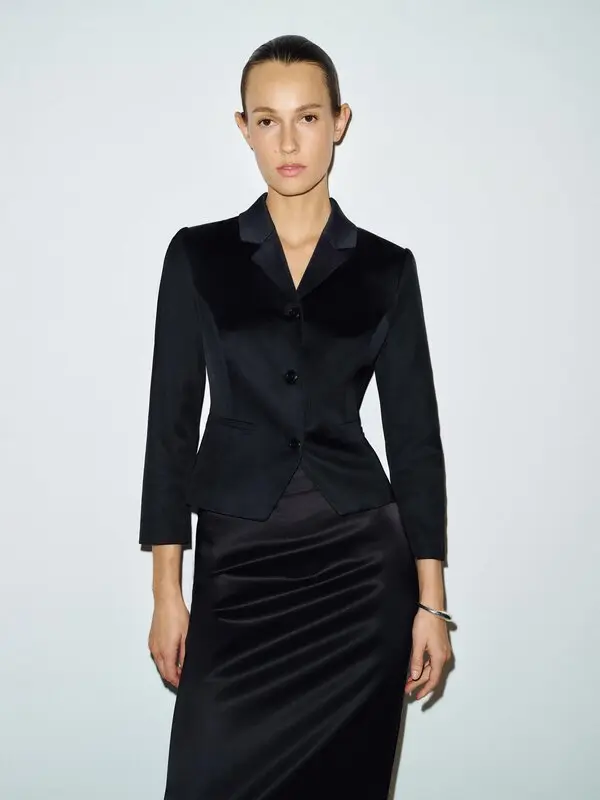 REFORMATION Florence Blazer - Black