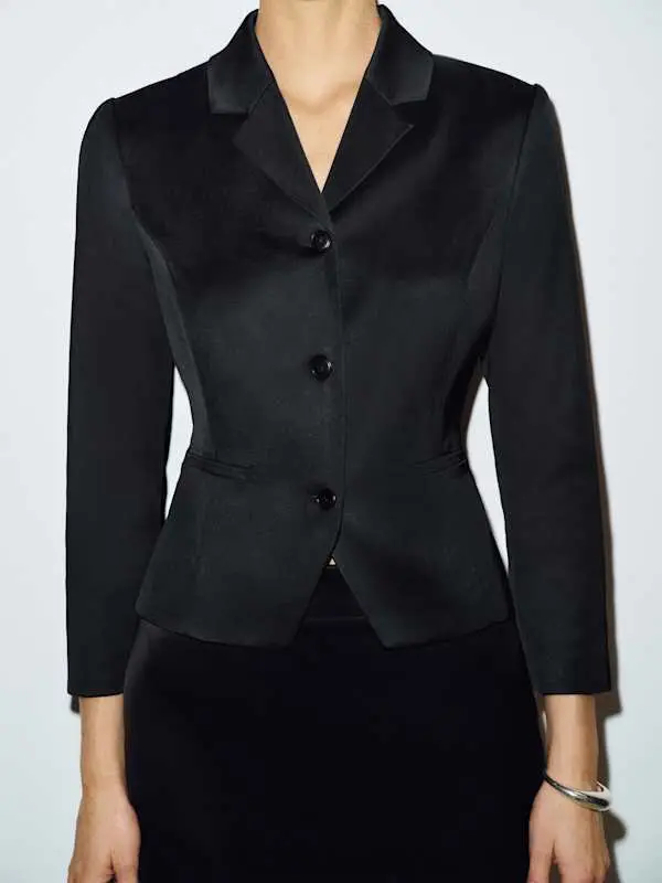 REFORMATION Florence Blazer - Black