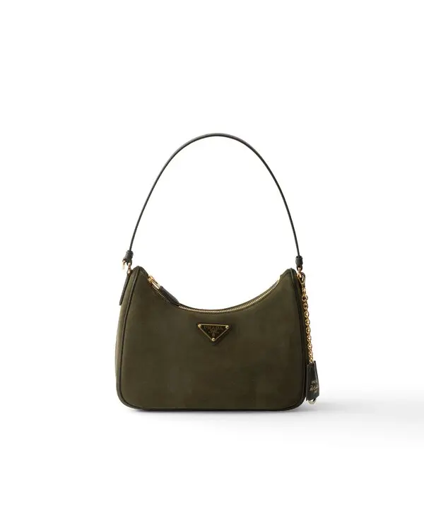 Prada Re-edition 2005 Suede Mini-bag - Green