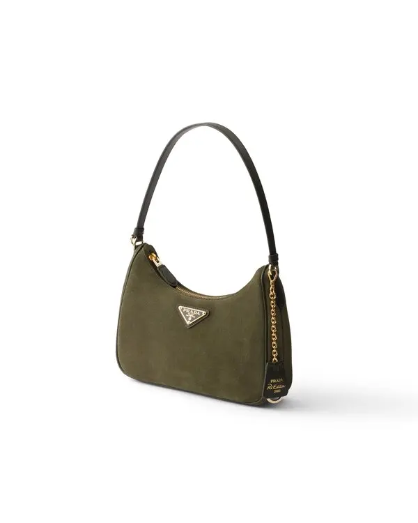 Prada Re-edition 2005 Suede Mini-bag - Green