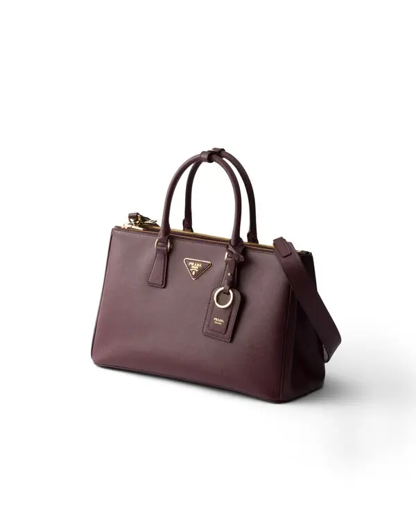 Prada Galleria Large Saffiano Leather Bag - Red
