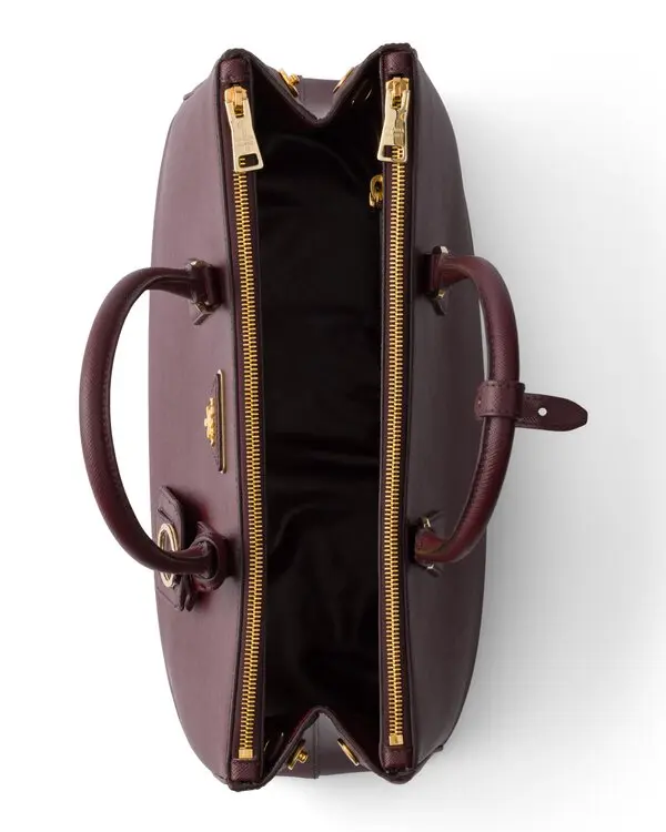 Prada Galleria Large Saffiano Leather Bag - Red