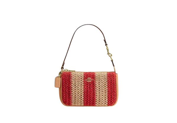 COACH Nolita 19 Wristlet - Red