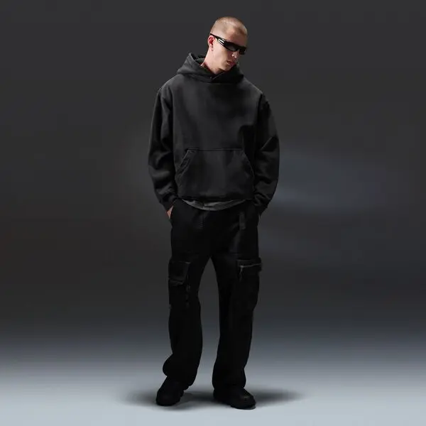 Oakley Echo Mod Embroidered Hoodie - Black