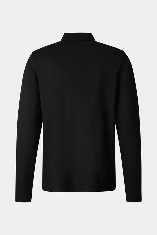 Bogner Timon Polo Long-sleeved Top - Black