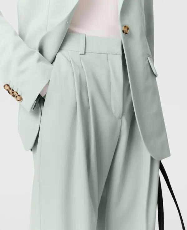 Stella McCartney Balloon Tailored Wool Trousers