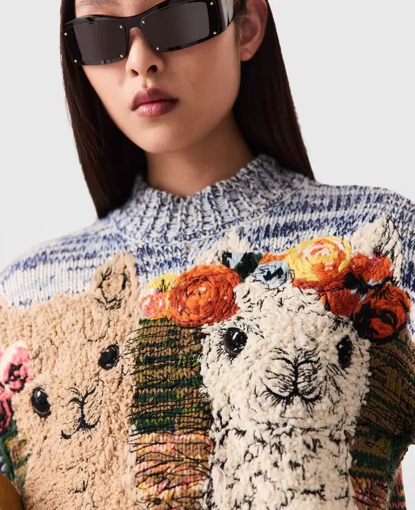 Stella McCartney Alpaca Jacquard Knit Jumper