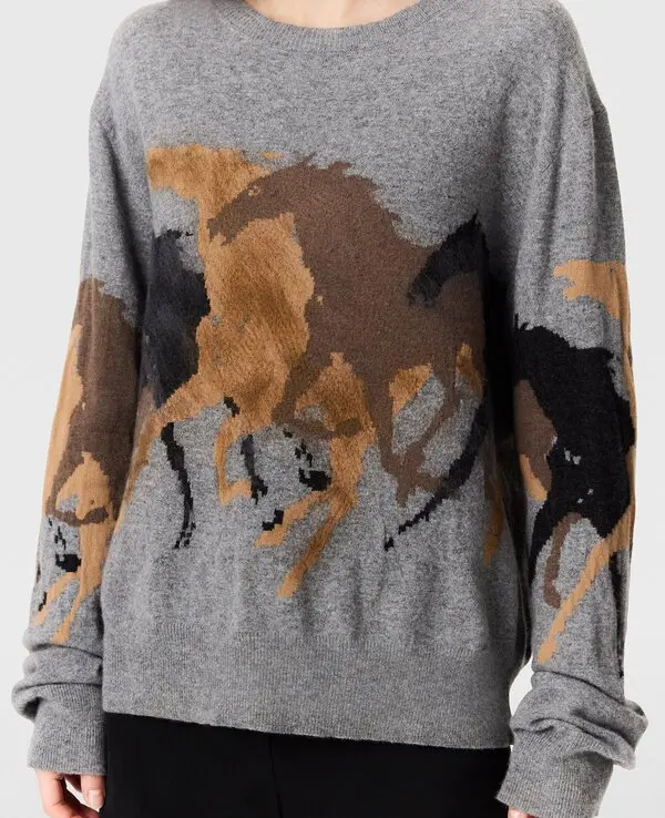 Stella McCartney Racing Horses Knit Jumper