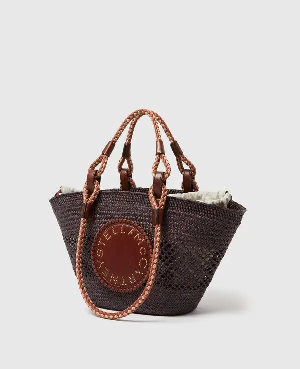 Stella McCartney Logo Small Rope Basket Bag