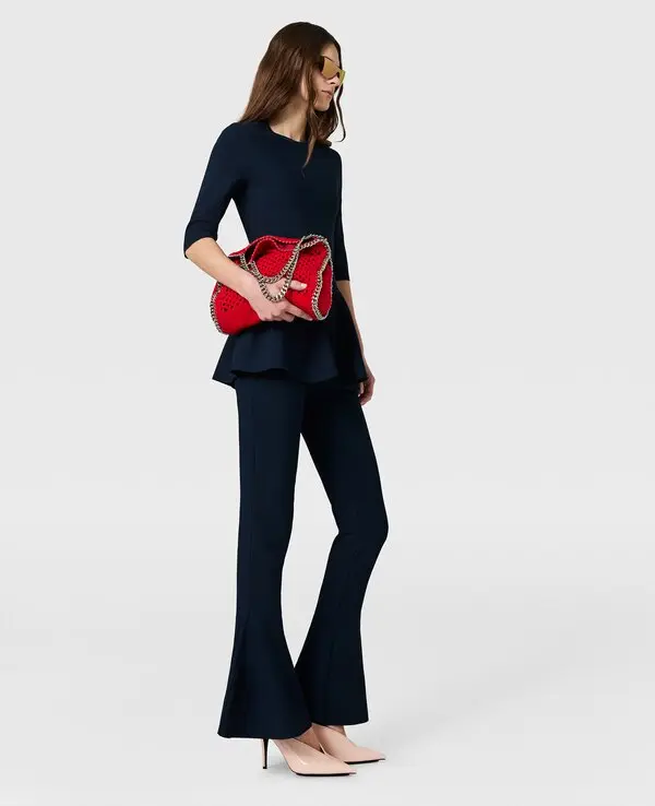 Stella McCartney Compact Knit Peplum Top