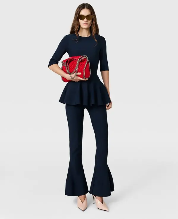 Stella McCartney Compact Knit Peplum Top